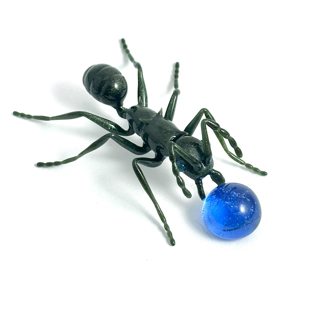Drinking Ant Glass Figurine Sculpture - Etsy