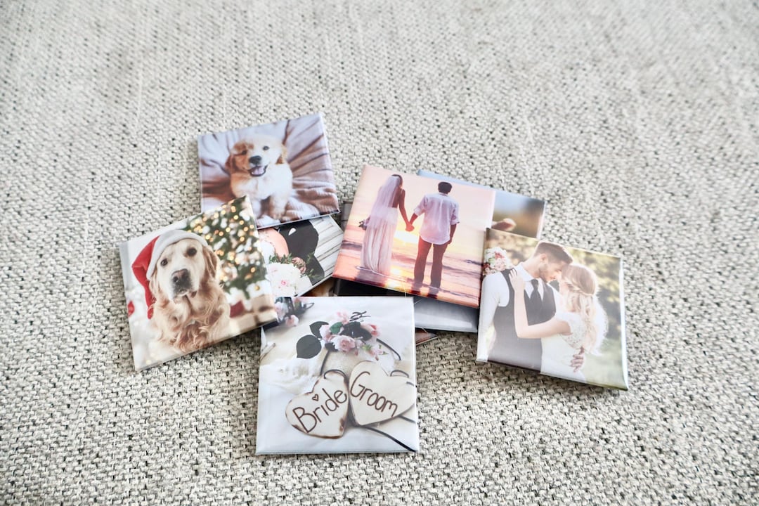 Personalized 2x2 Photo Magnets | Custom Picture Magnets | Gift for Him ...