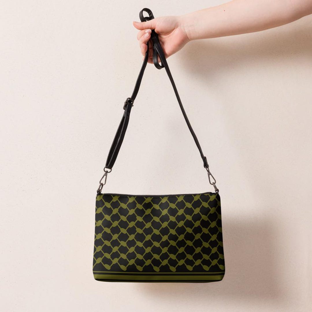 Olive Green Keffiyeh (kufiya) Design Shoulder Bag - Etsy