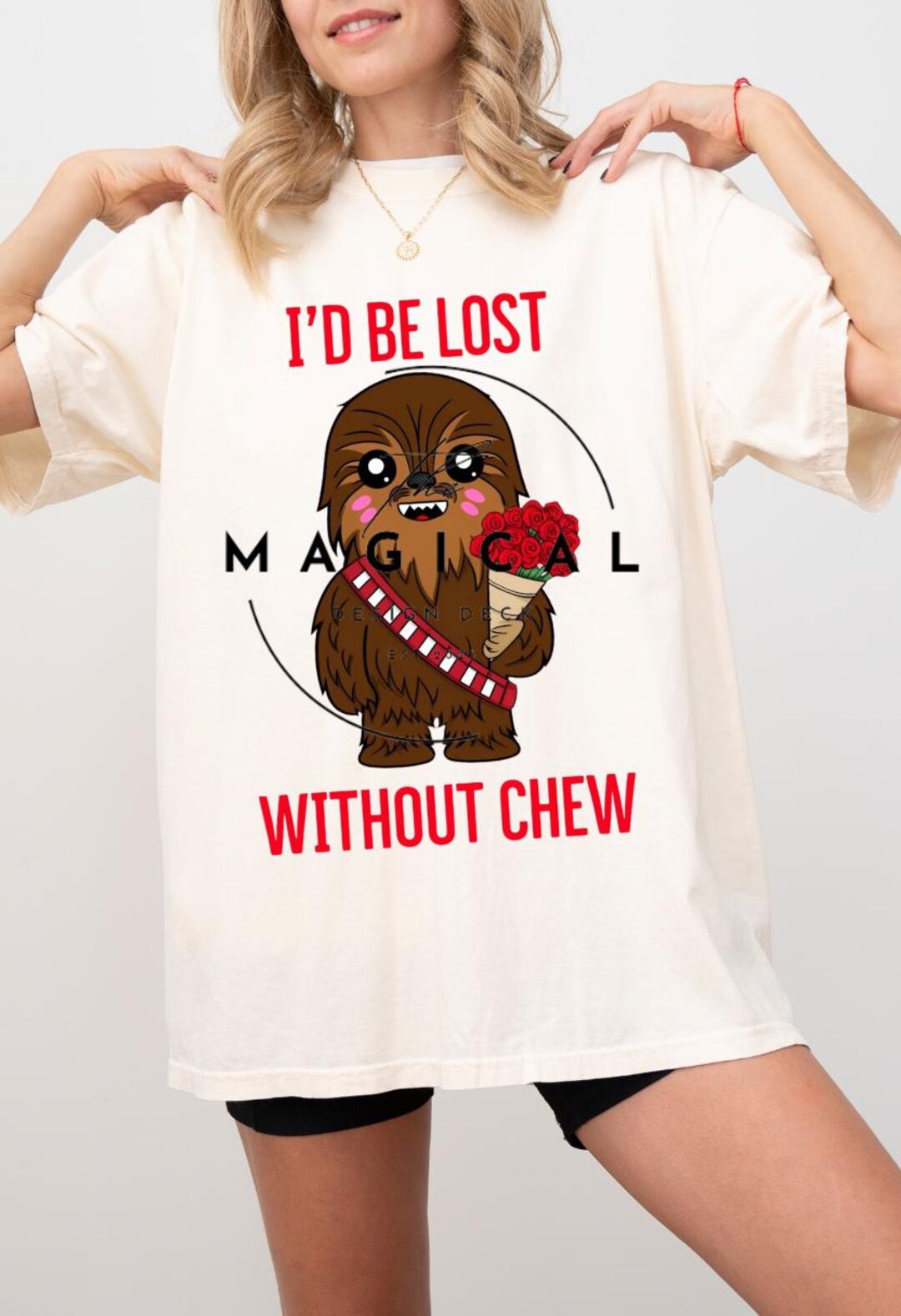 Star Wars Valentine's Card: Chewbacca Pun, Printable Gift (digital ...