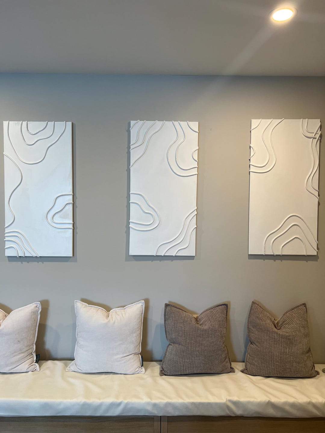 White Water- Squiggle Art - Etsy