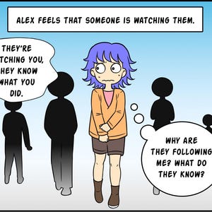 Schizophrenia Comic Strip. Hallucinations, Delusions. - Etsy