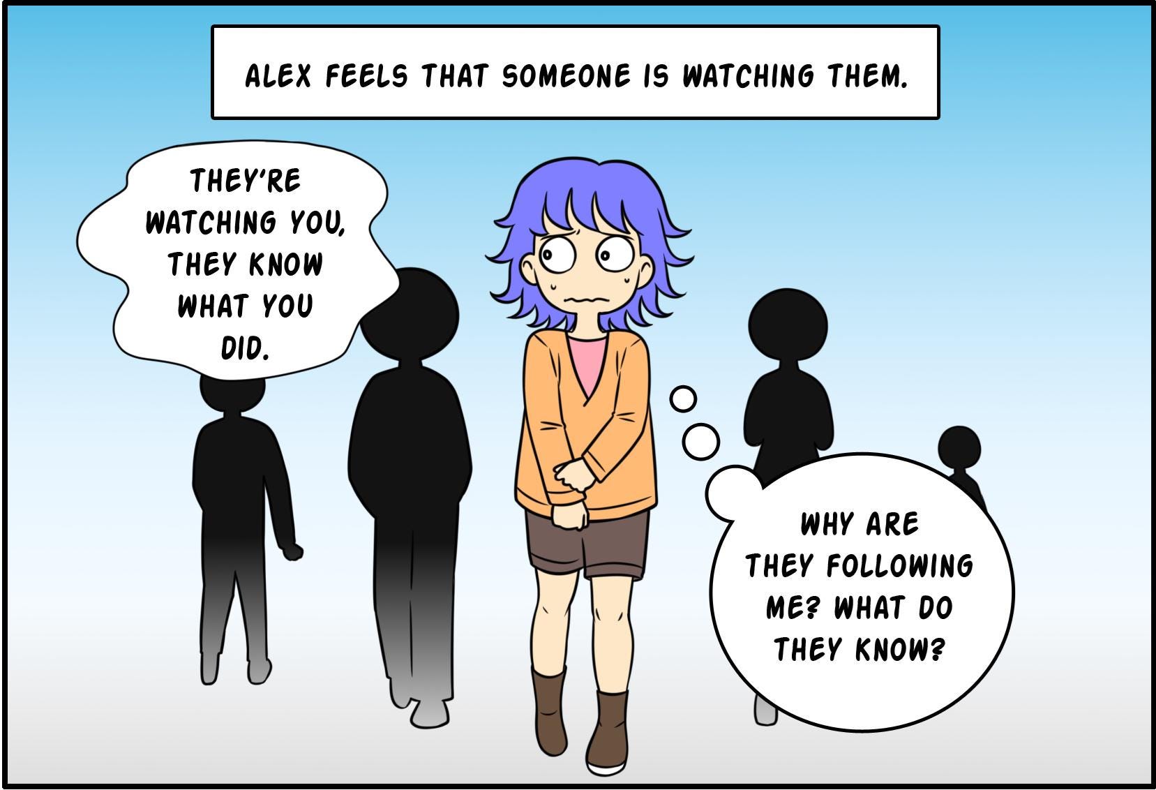 Schizophrenia Comic Strip. Hallucinations, Delusions. - Etsy