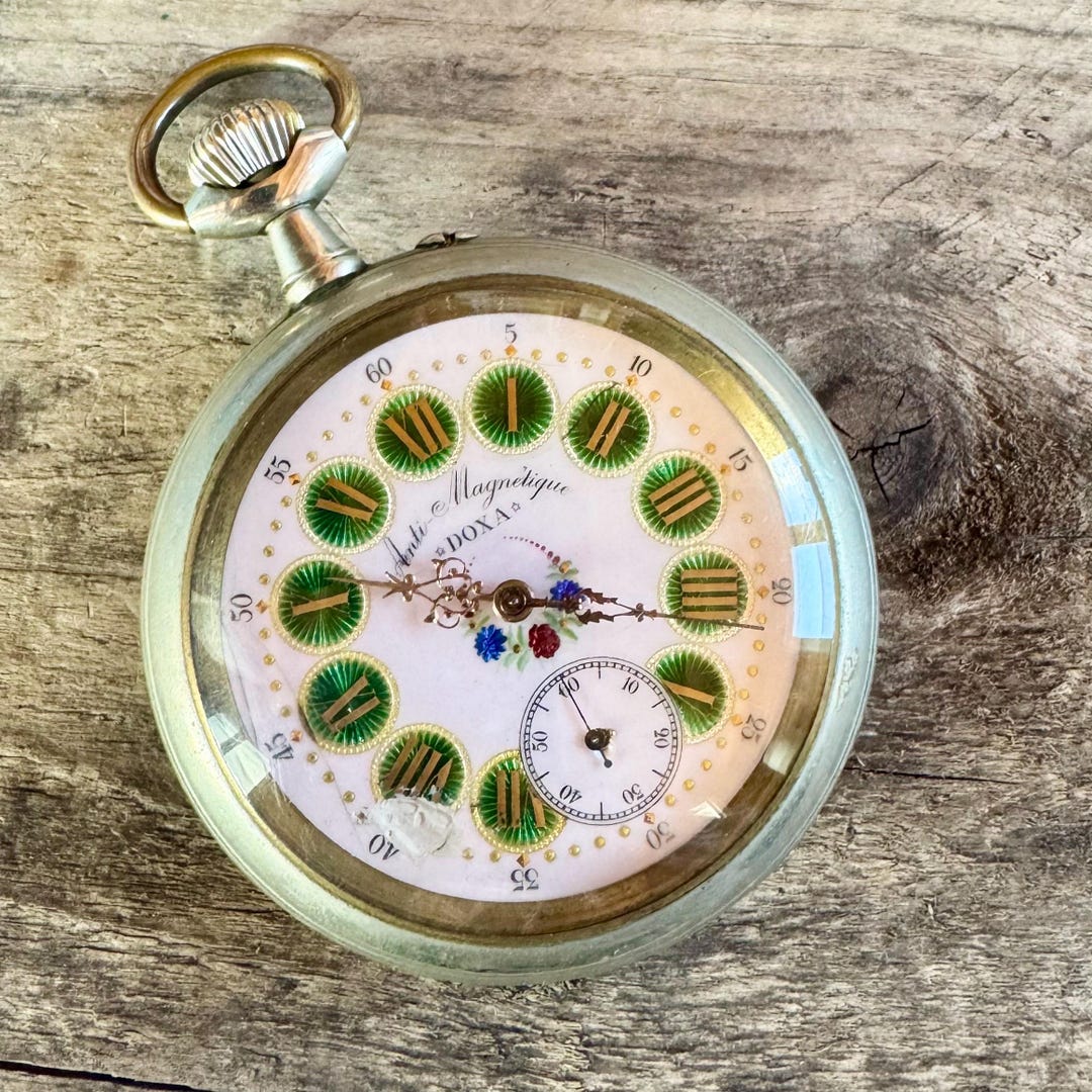 Antique Doxa Goliath Big Pocket Watch – 66 Mm - Running - Etsy