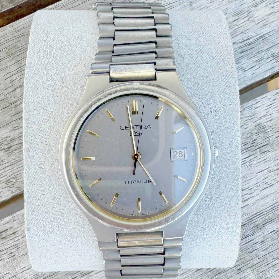 Vintage Certina DS Titanium Quartz Men's Watch 34mm Swiss Made - Etsy