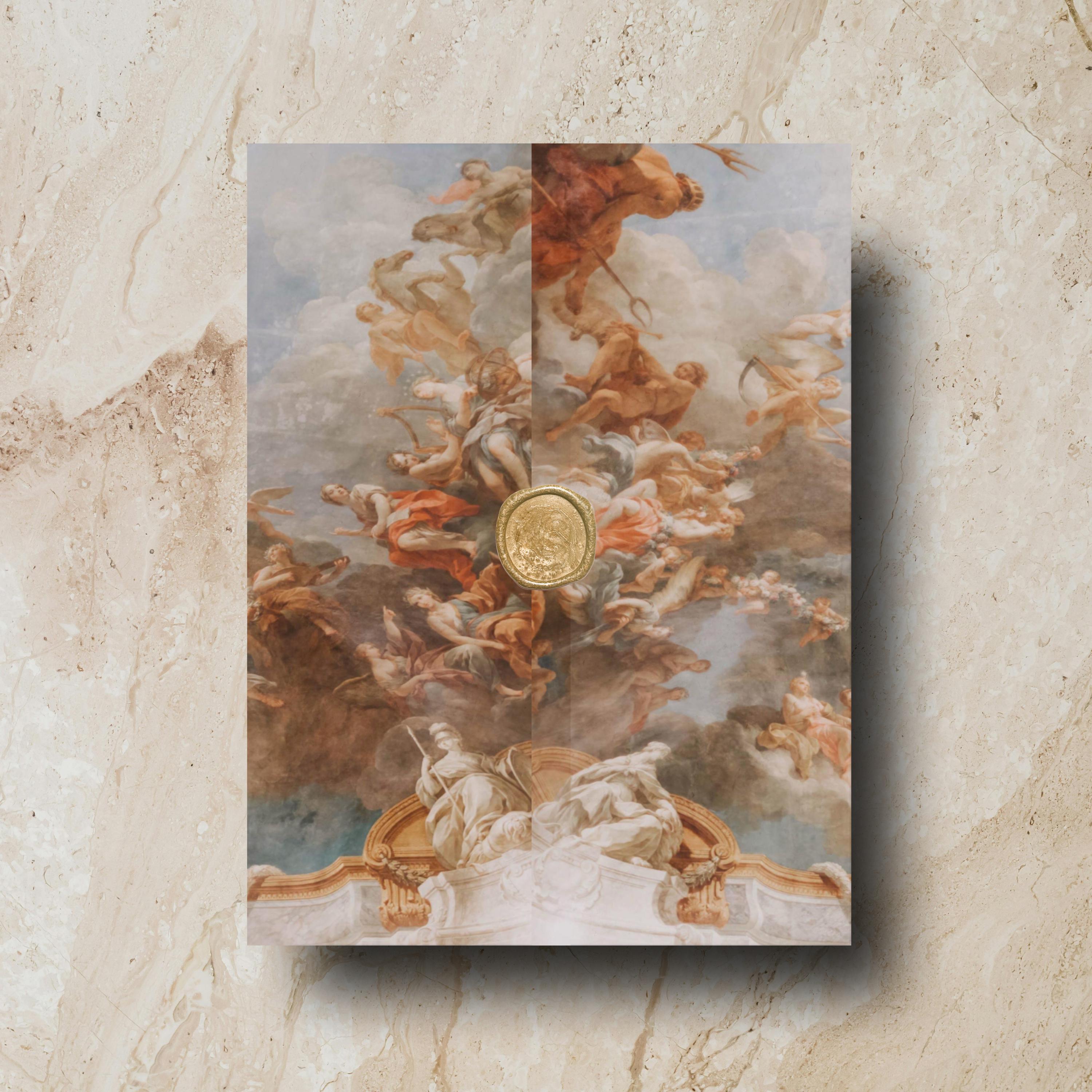 Athena | Printable Vellum Jacket, Ancient Greek Ruins Inspired Vellum ...