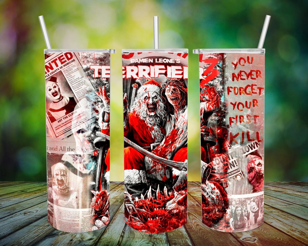 Terrifier Tumbler, Terrifier Tumbler Wrap, Terrifier PNG, Terrifier SVG ...