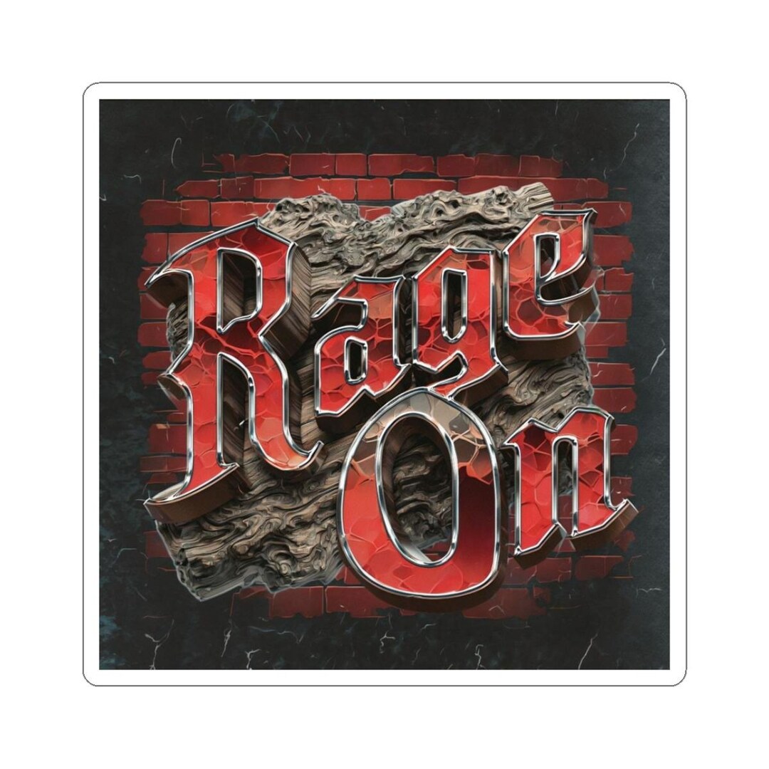 Stickers Rage on Stickers | Edgy Kiss-cut Designs for Laptops, Water ...