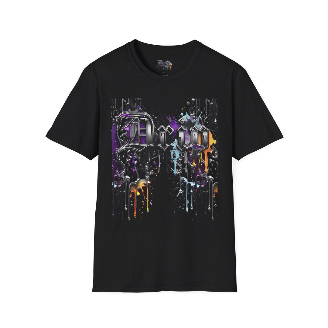 T-shirt Drip Graffiti T-shirt | Dripping Paint Street Art Shirt ...