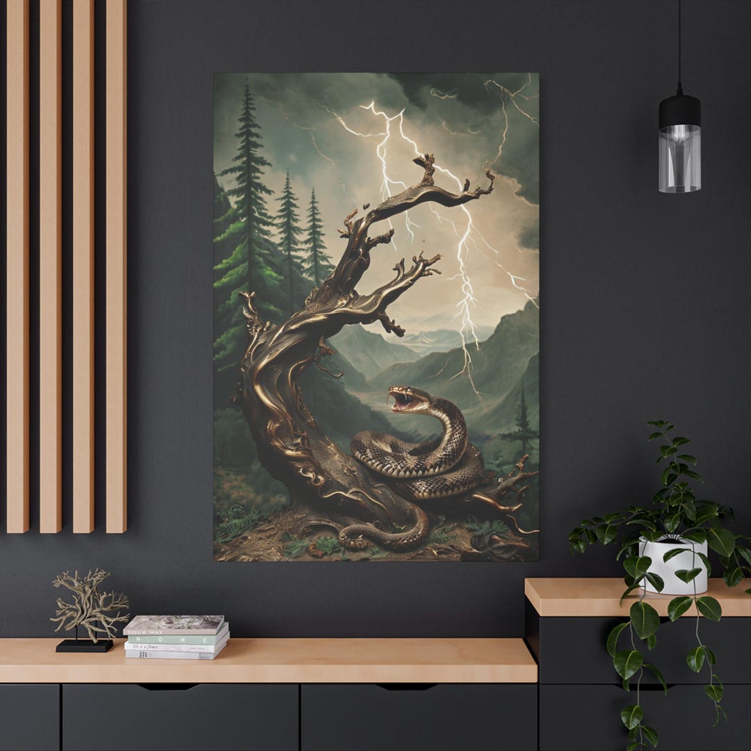 Picture Canvas Nature-inspired Snake Canvas Art | Wall Decor, Home ...