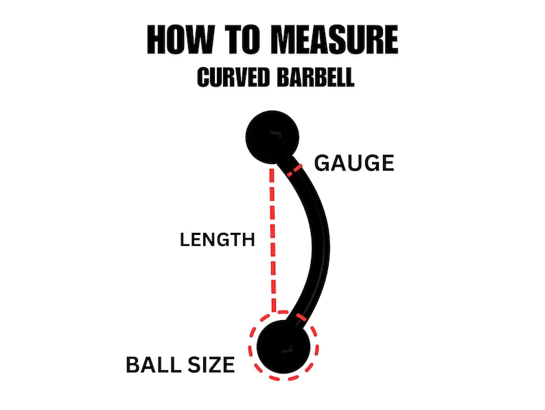 Titanium Vertical Labret Lip Piercing Jewelry 14g 16g Curved Barbell ...