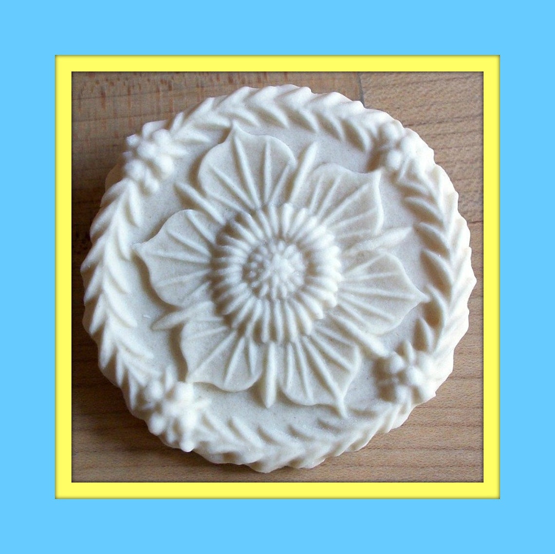 2347 Large Flower Mold Springerle Mold Marzipan Mold - Etsy