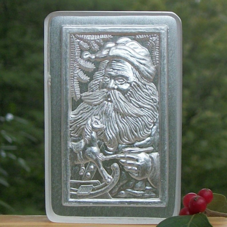 1708 Clear Tinted 2013 TSB Santa Mold Springerle Mold - Etsy
