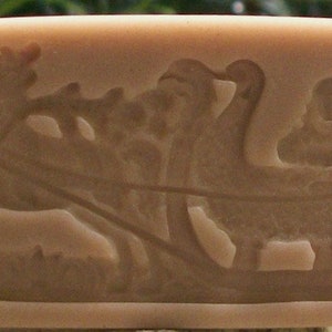 425 SMALL Winter Sleigh Ride Cookie Mold - Springerle Mold - Christmas ...