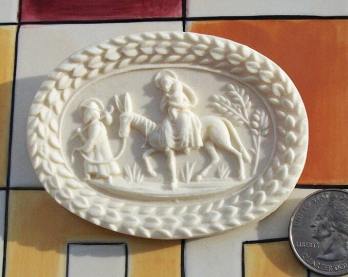MOLD & CUSTOM CUTTER #2291 Holy Family - Springerle Mold - Marzipan ...