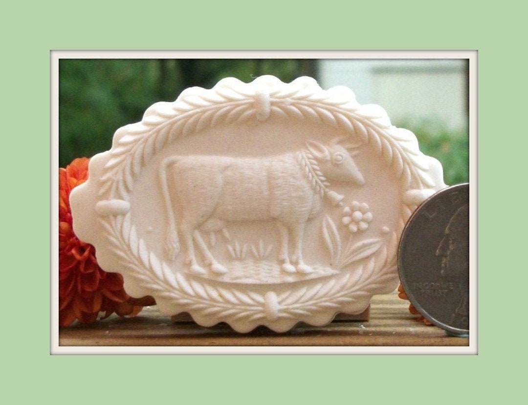1860 Weissach Cow Mold - Springerle Mold - Marzipan Mold - Cow Mold ...