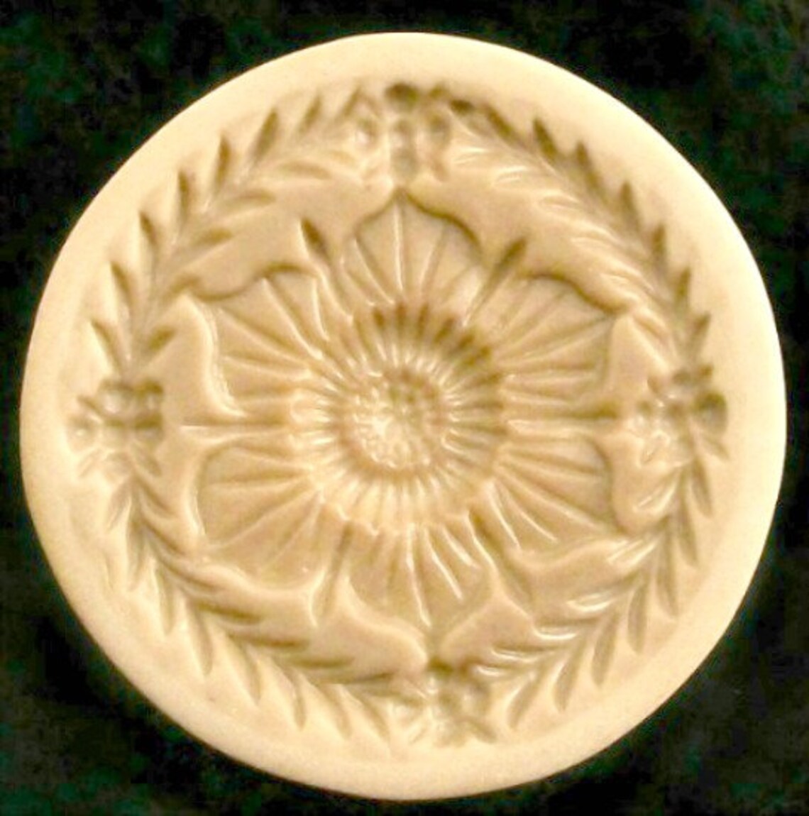 2347 Large Flower Mold Springerle Mold Marzipan Mold | Etsy