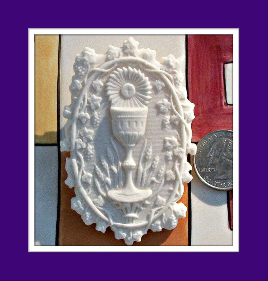 2616 Chalice Cup Mold - Springerle Mold - Marzipan Mold - Cookie Mold ...