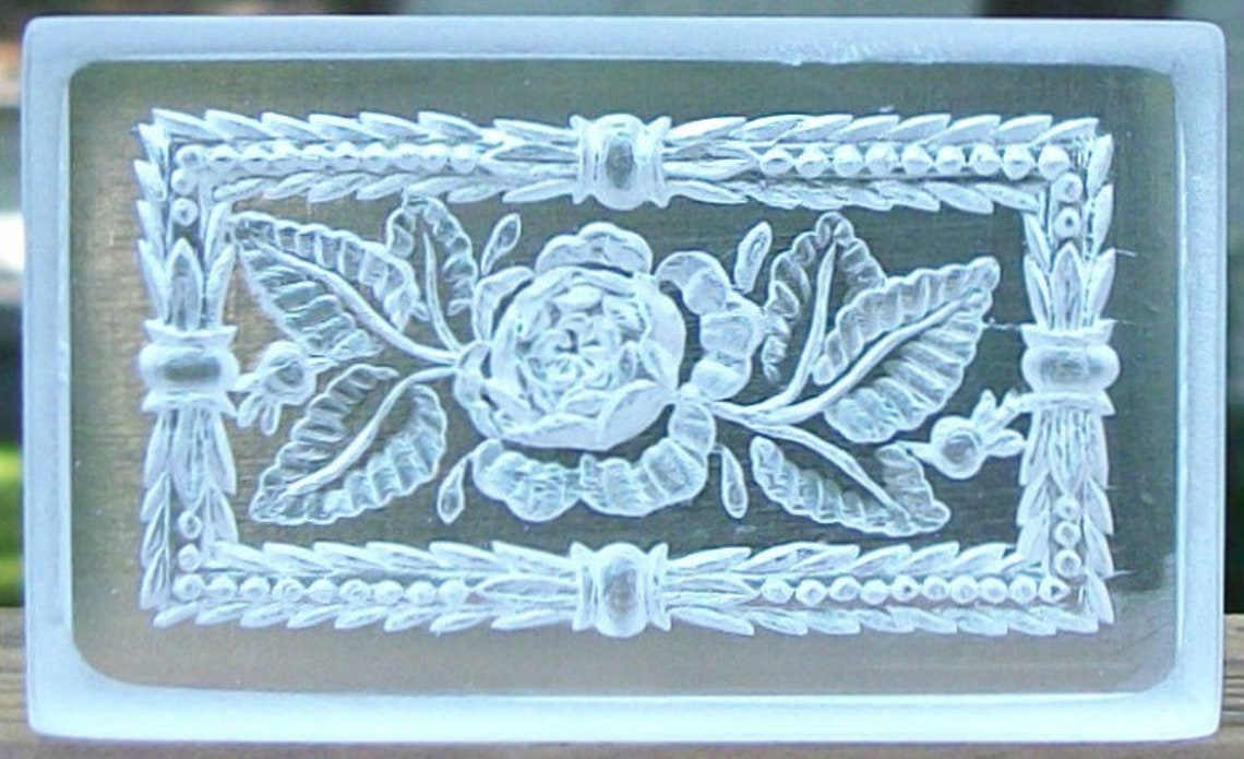 1856 Kandern Rose Mold - Springerle Mold - Marzipan Mold - Paper ...