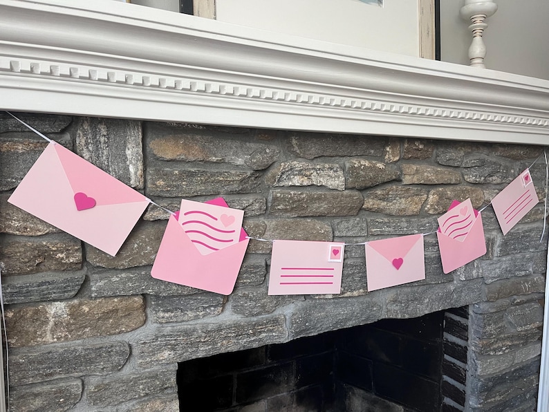 Love Letter Banner – Valentine’s Day Decor, Galentine’s Party Garland ...