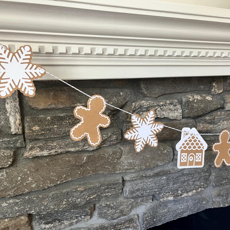 Gingerbread Garland - Etsy