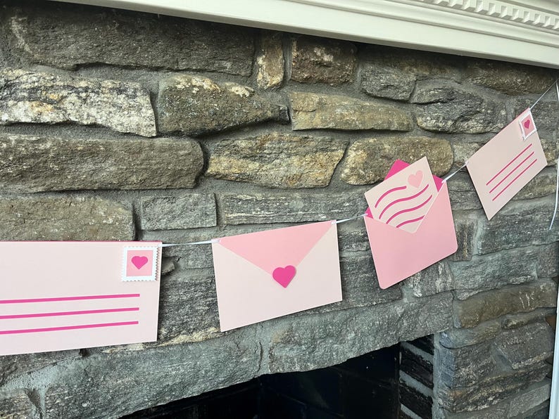 Love Letter Banner – Valentine’s Day Decor, Galentine’s Party Garland ...