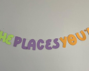 Oh the Places You'll Go Banner (digital - Instant Download) - Etsy