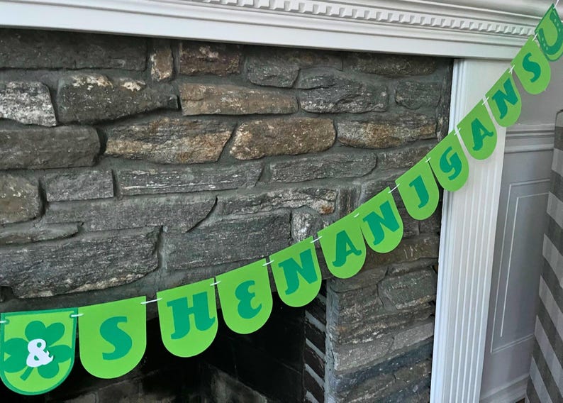 St. Patrick’s Day Banner-shamrocks and Shenanigans-irish Beer Mug ...