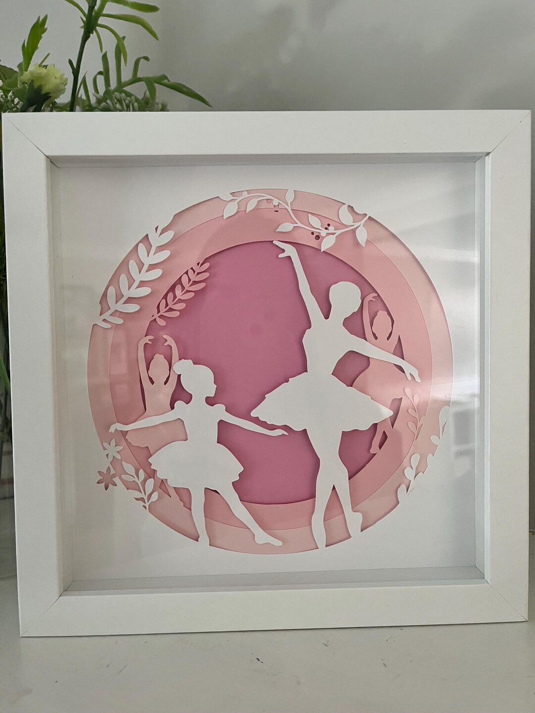 Ballerina Shadow Box - Dance Shadow Box - Gift for Dancer or Dancer ...