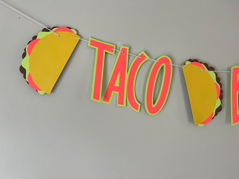 Taco Banner - ‘taco Bout a Party’ Banner - Taco Bar Banner - Taco Decor ...