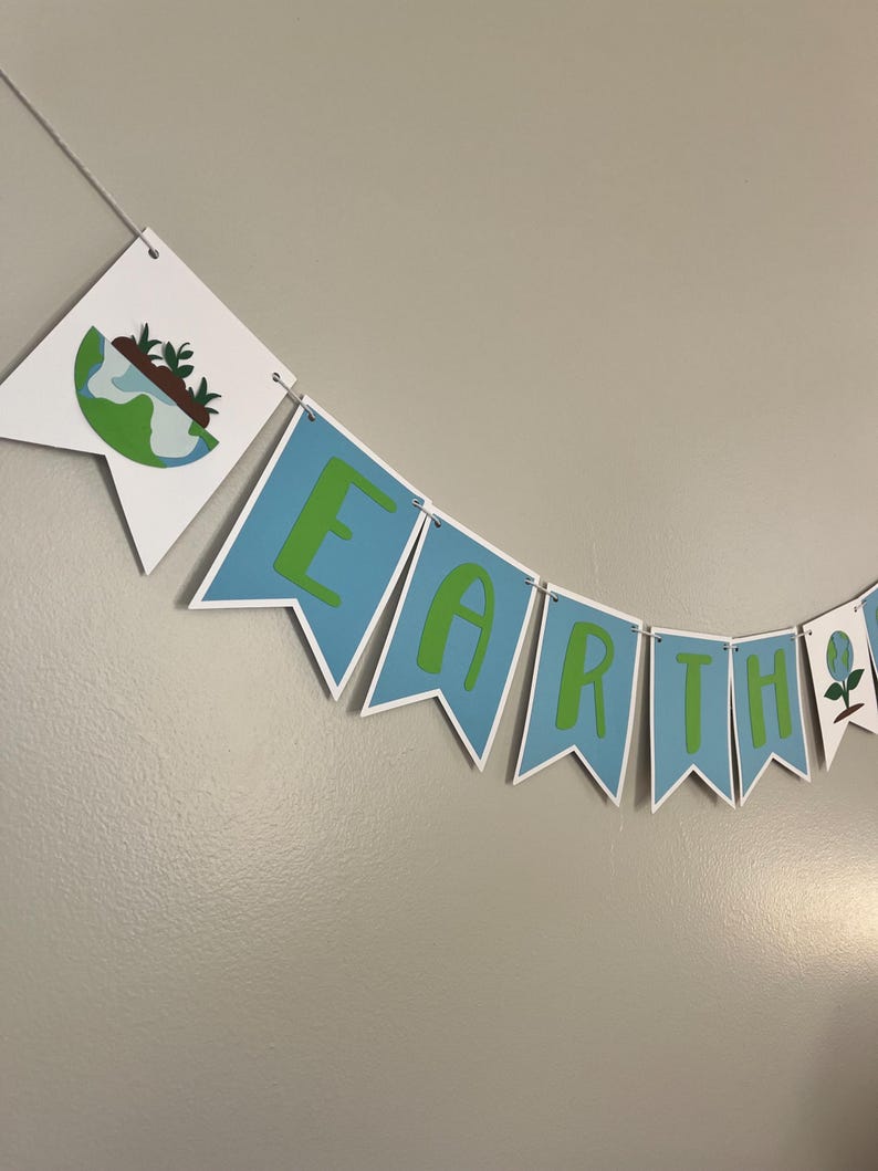Earth Day Banner | Earth Day Decor | Classroom Earth Day Garland | Eco ...