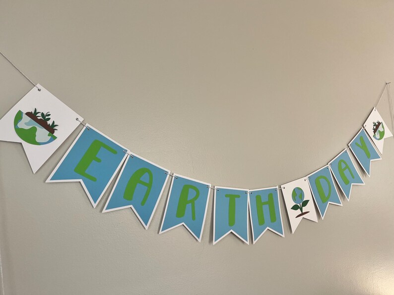 Earth Day Banner | Earth Day Decor | Classroom Earth Day Garland | Eco ...