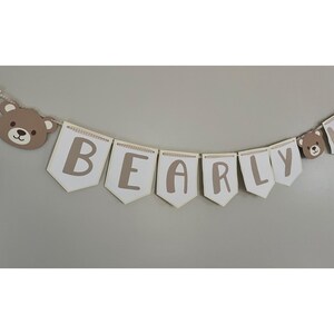 Can Bearly Wait Banner - Teddy Bear Baby Shower Banner - Etsy