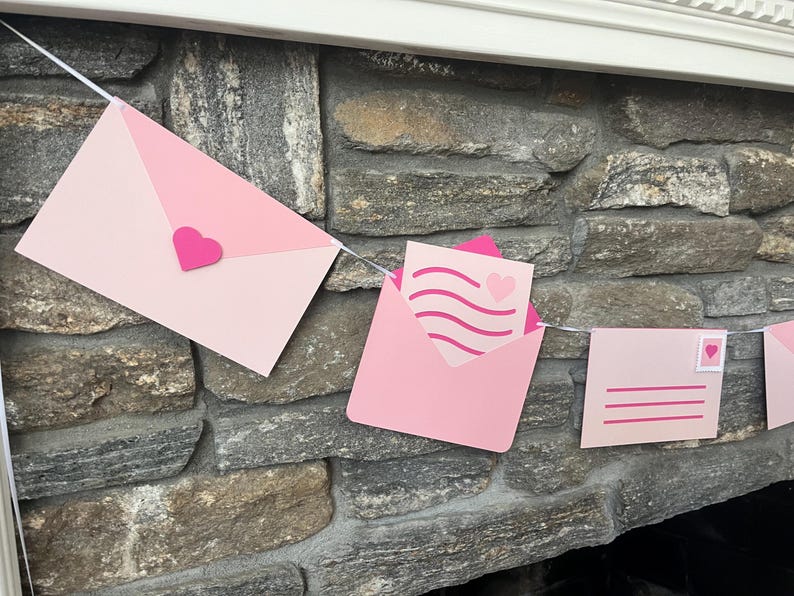 Love Letter Banner – Valentine’s Day Decor, Galentine’s Party Garland ...