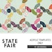State Fair Acrylic Template Set by Jen Kingwell - Etsy