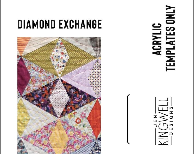 Diamond Exchange Template Set by Jen Kingwell - (pattern in Quilt ...