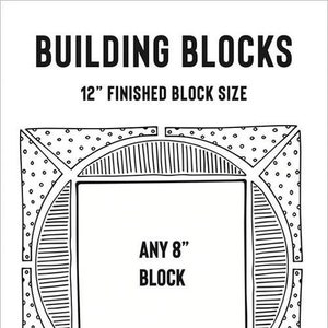 8 Inch Building Blocks - 12 Inch Finished | Acrylic Templates by Jen ...