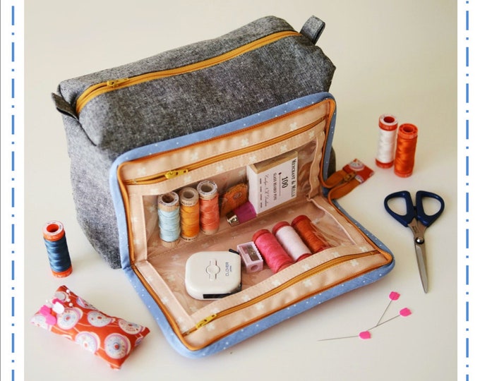 All in One Box Pouch Pattern by Aneela Hoey paper Pattern - Etsy