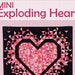 Mini Exploding Heart Pattern by Slice of Pi Quilts | Paper Pattern - Etsy