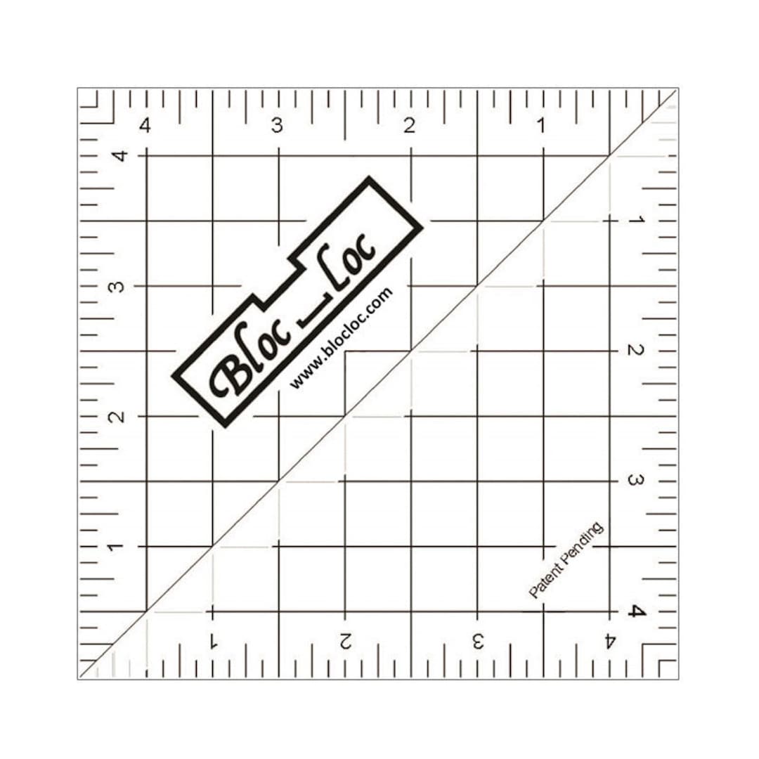 Bloc Loc Half Square Triangle Rulers - Choose Your Size - Etsy