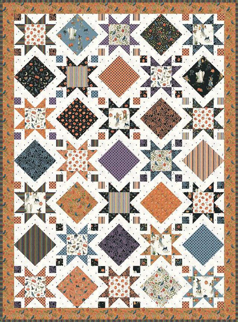 Stars and Windows Quilt Kit by Riley Blake 68" X 92" - Etsy