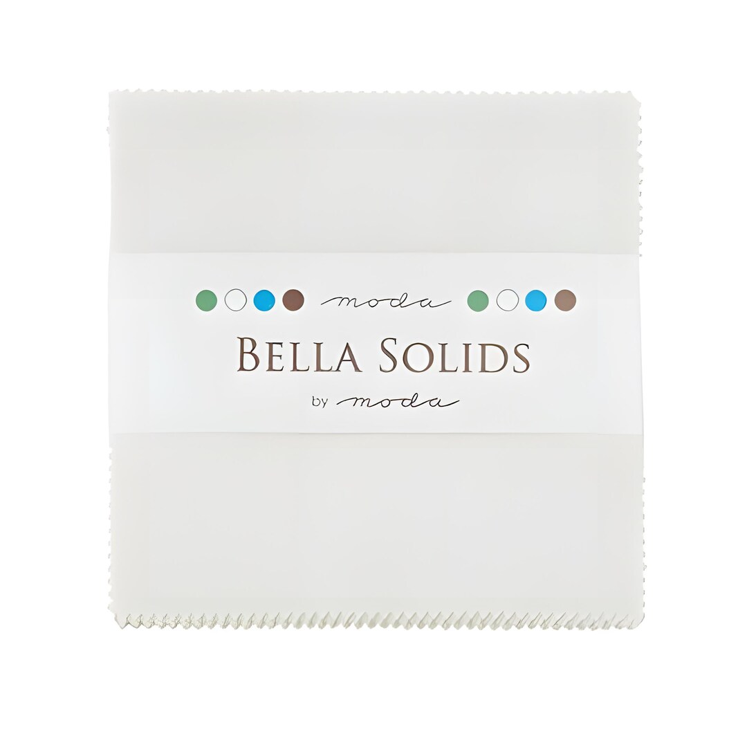 Bella Solids Charm Pack - Porcela (9900PP-182) by Moda - Etsy