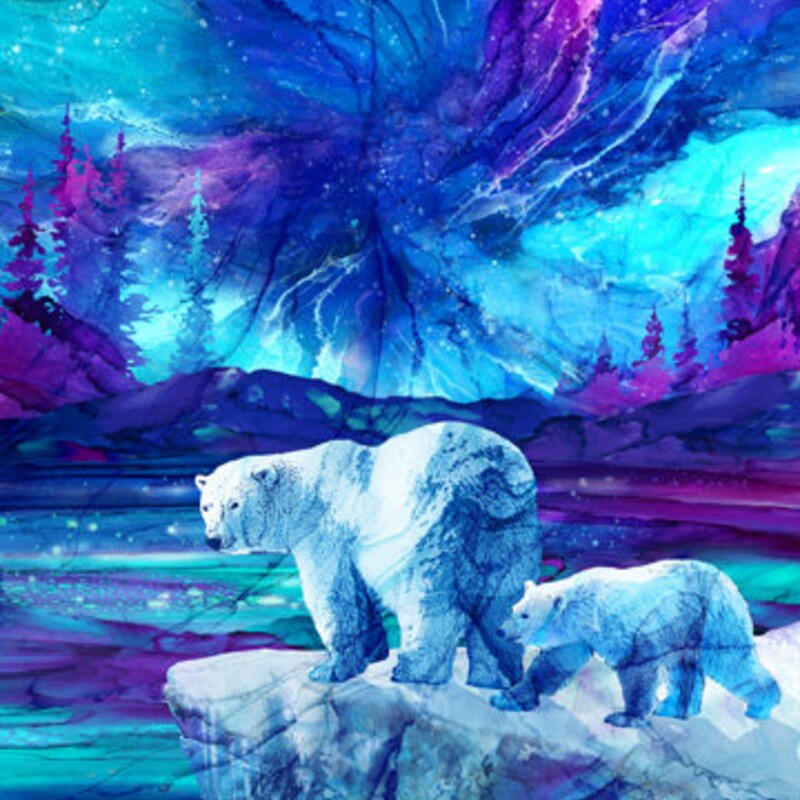 Quilt Panel Polar Bear - Etsy