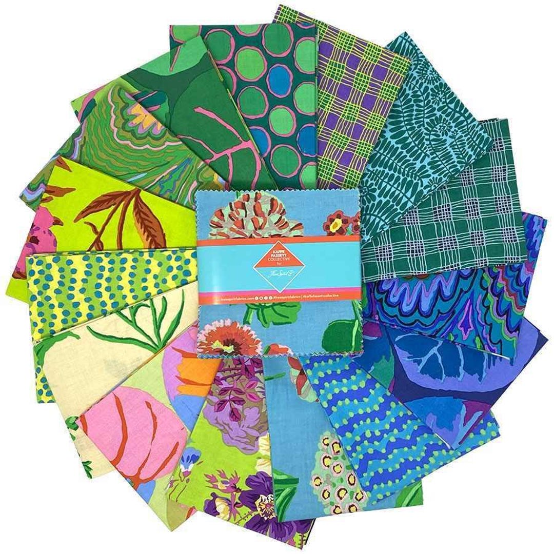 Kaffe Fassett February 2025 Collection 5" Charms (charm Pack) in Cool ...