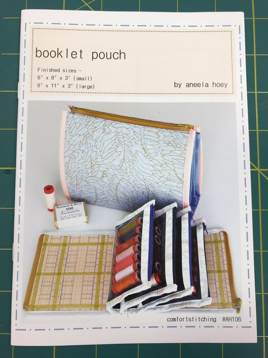 Booklet Pouch Pattern by Aneela Hoey (paper Pattern) - Etsy