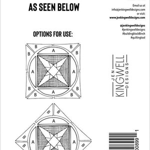 8 Inch Building Blocks - 12 Inch Finished | Acrylic Templates by Jen ...