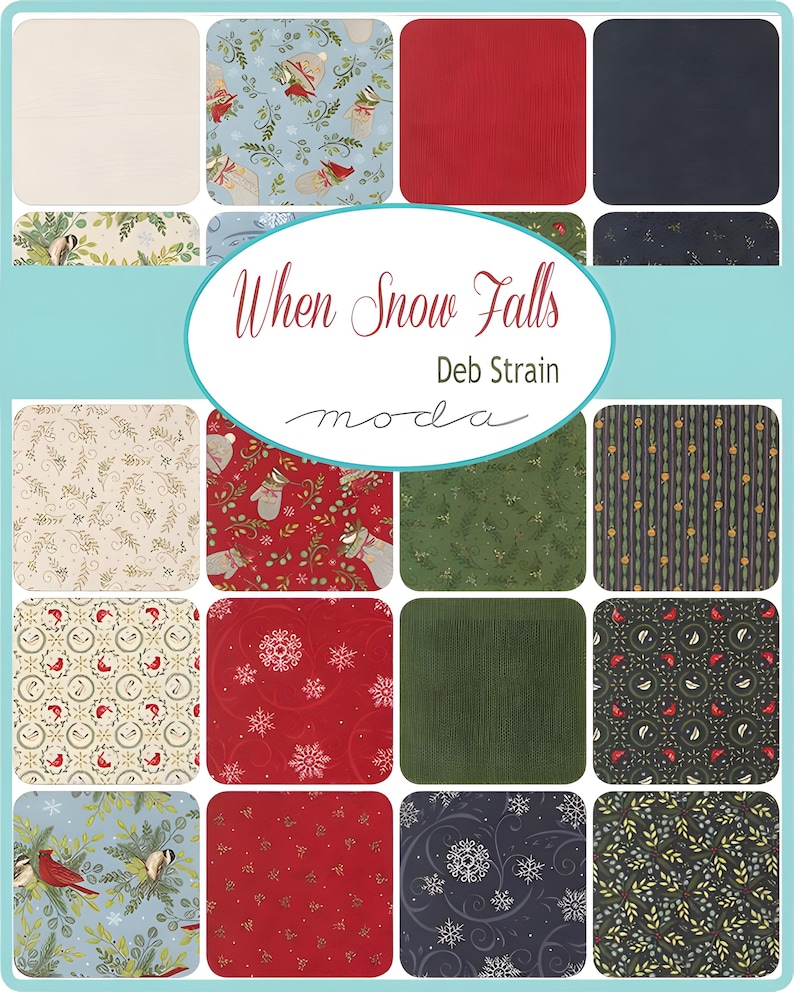 When Snow Falls Jelly Roll by Deb Strain for Moda- June 2026 Pre-order ...