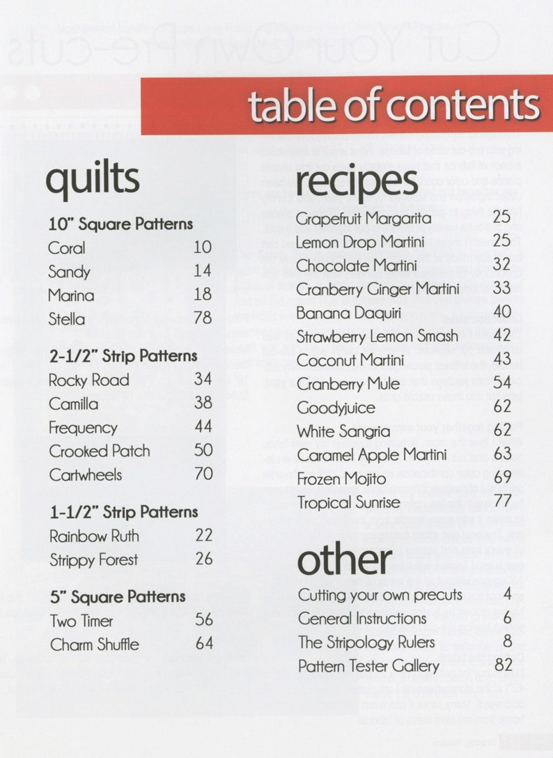 Stripology Mixology Book - Etsy