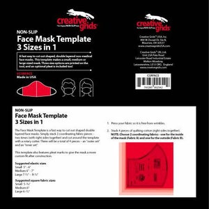 Face Mask Template Ruler by Creative Grids CGRFACE - Etsy