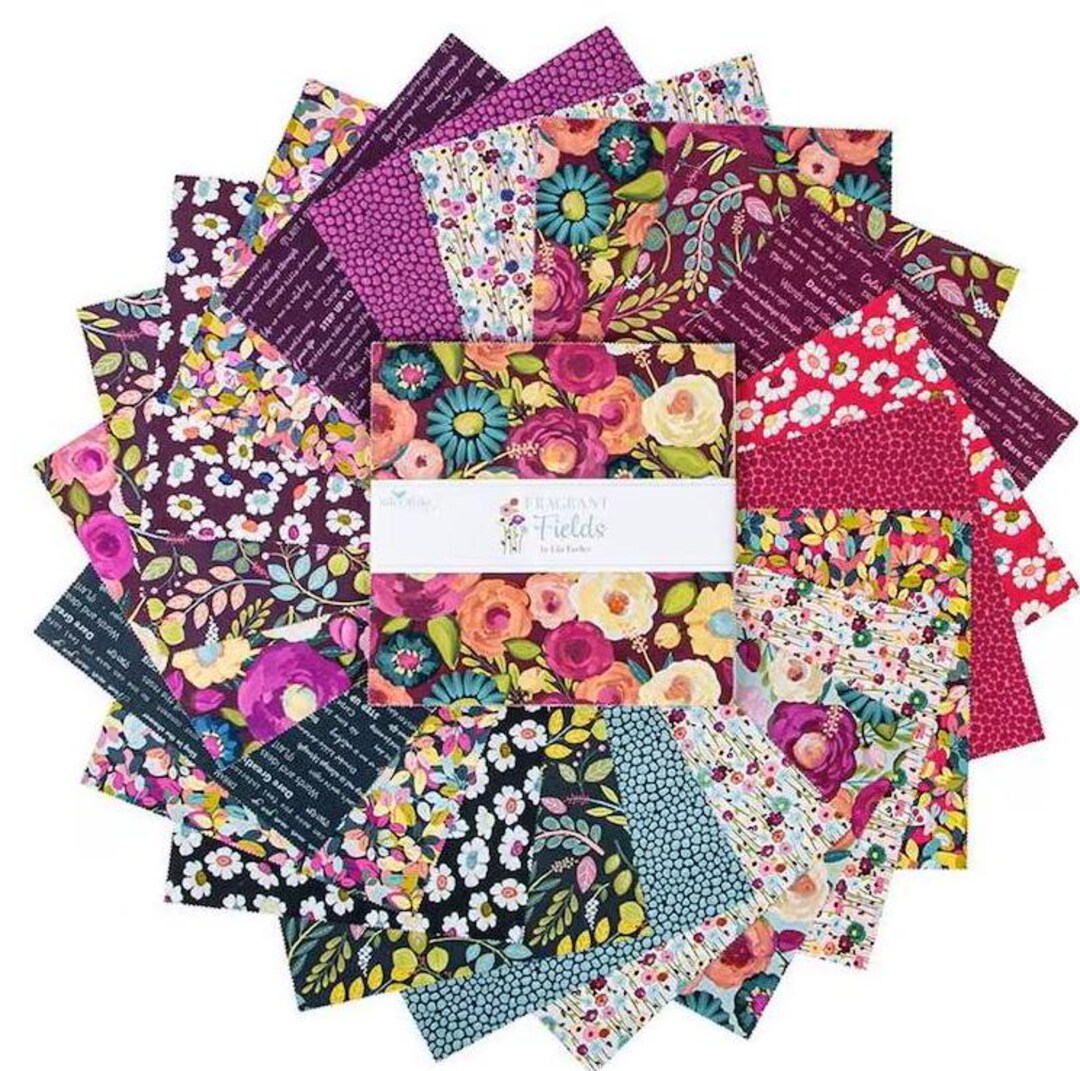 Fragrant Fields 10 Inch Stacker by Lila Tueller for Riley Blake (layer Cake) - Etsy